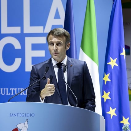 Ukrainians will decide when peace is possible, Macron tells Rome peace ...