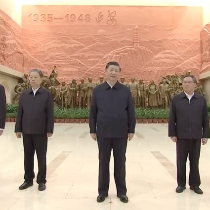 Chinese President Xi Jinping takes core team on visit to Communist ...