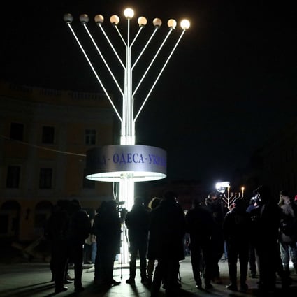 Jewish festival of lights begins in Ukraine as battles rage | South ...