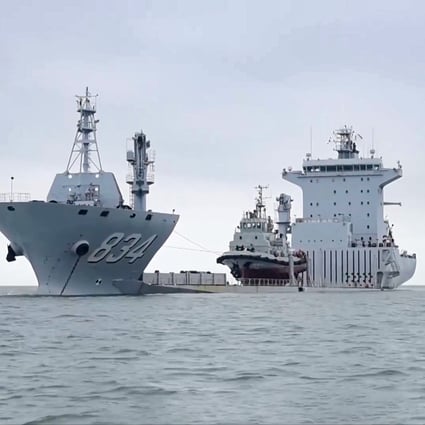 Chinese navy shows new heavy-lift ship carrier, revealing future role ...