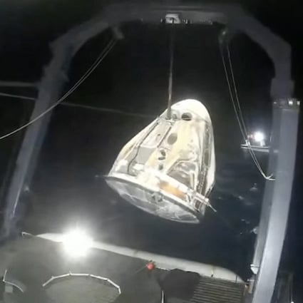 SpaceX capsule returns crew of 4 from space station mission | South ...