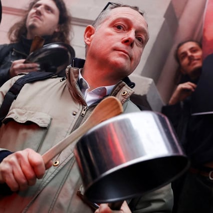 Cooking pots banned at anti-Macron protests in France, drawing ridicule ...