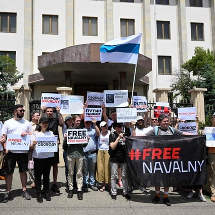 Supporters of Russia’s Alexei Navalny hold demonstrations on his 47th ...