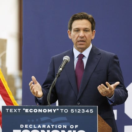 Ron DeSantis lashes out at China and corporate power in campaign speech ...