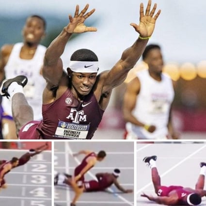 American hurdler Infinite Tucker becomes an online sensation after ...
