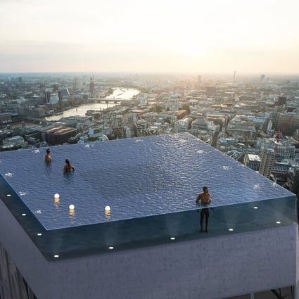 How would you get in and out of this sky-high London infinity pool ...