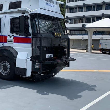 Anti-riot vehicles equipped with water cannons to begin road tests in ...