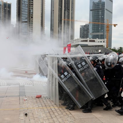 China set to step up tear gas production as demand for crowd control ...