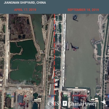 Satellite images show China is expanding shipyard ‘to build more ...