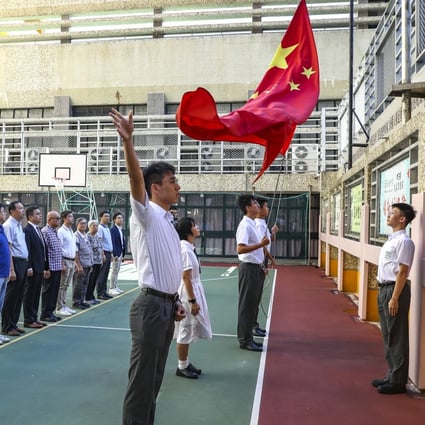 The Number Of Schools In Hong Kong Which Held Flag Raising Ceremonies