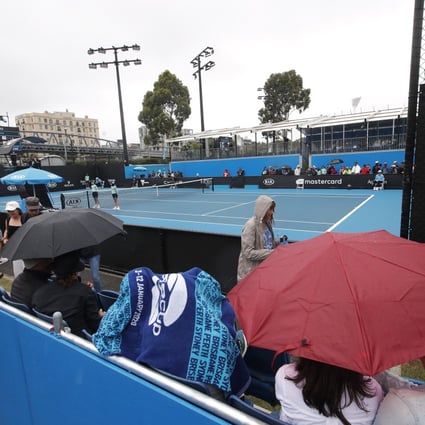 Australian Open: play suspended as rain hits Melbourne | South China ...