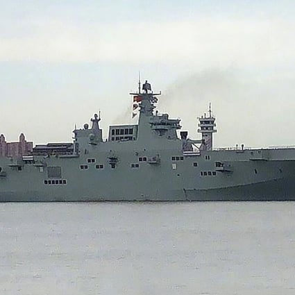 Chinese military’s first Type 075 amphibious assault ship begins sea ...