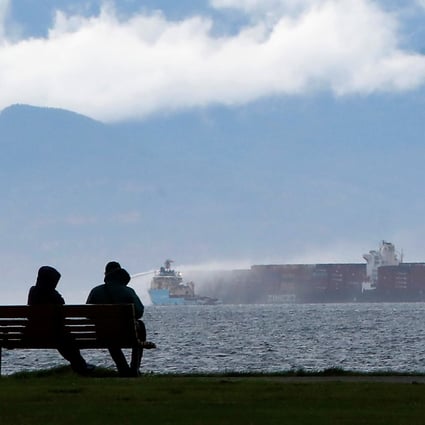 Fire ‘stabilised’ on Vancouver-bound cargo ship spewing toxic gas off ...