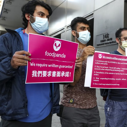 Talks between Foodpanda Hong Kong, couriers over minimum pay hit ...