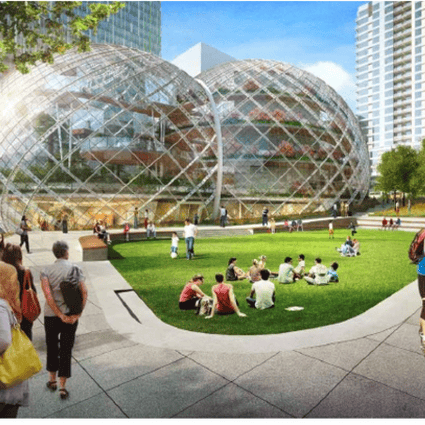 Amazon building three giant glass domes filled with endangered species ...