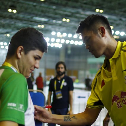 China badminton star Lin Dan rages at small venue and tiny crowd at Rio ...