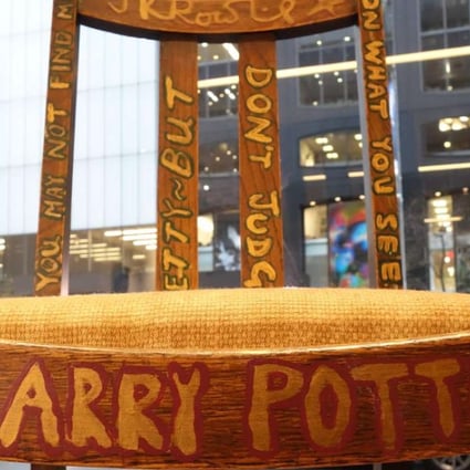 Flash from Hogwarts -- Chair used by J.K. Rowling to write about wizard ...
