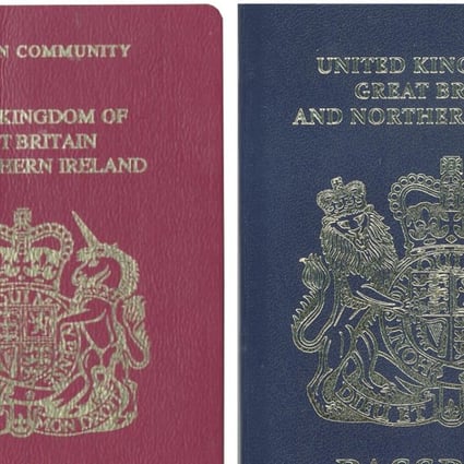 Brexit to turn colour of British passports back to blue | South China ...