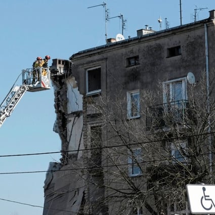 Four killed, 24 injured after block of flats in Poland partially ...