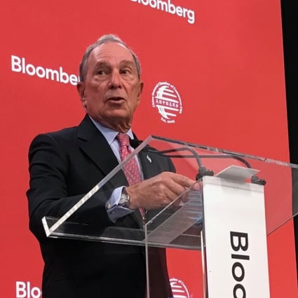 US media mogul Michael Bloomberg vows to stop Donald Trump’s trade war ...