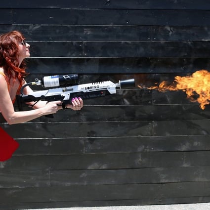 Boring flame-thrower party heats up Elon Musk fans | South China ...