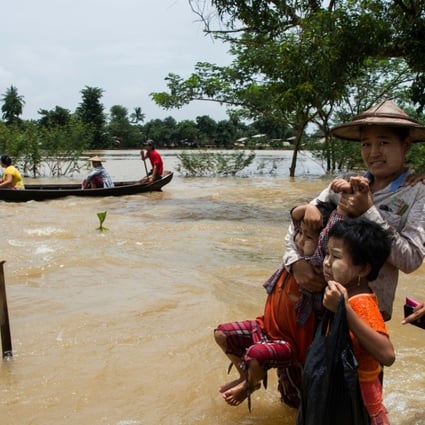 At least 12 dead and 130,000 displaced by floods in Myanmar | South ...