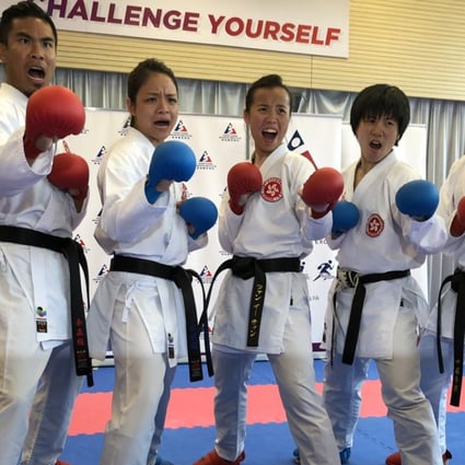 Bronze ... silver ... gold? Hong Kong karate expert Lee Ka-wai looking ...