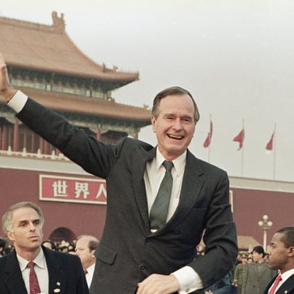 Chinese state newspaper praises George HW Bush as ‘statesman of vision ...